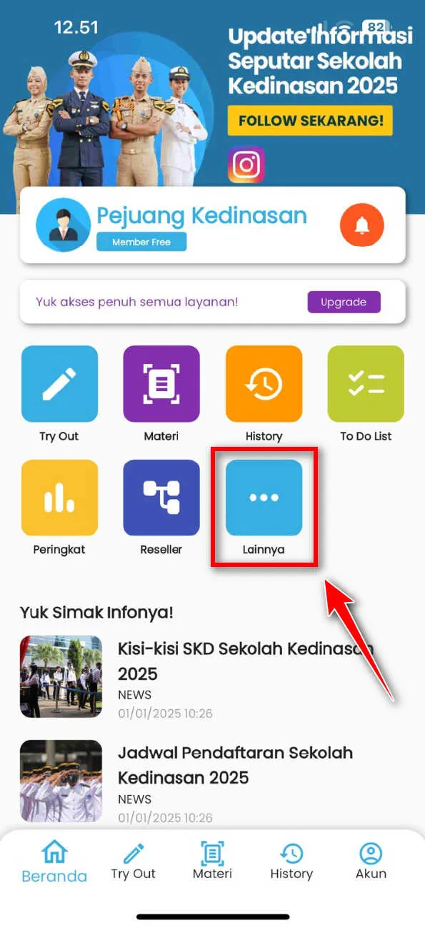 Akses Sekdin – Bimbel Online Terbaik di Indonesia | Apta School